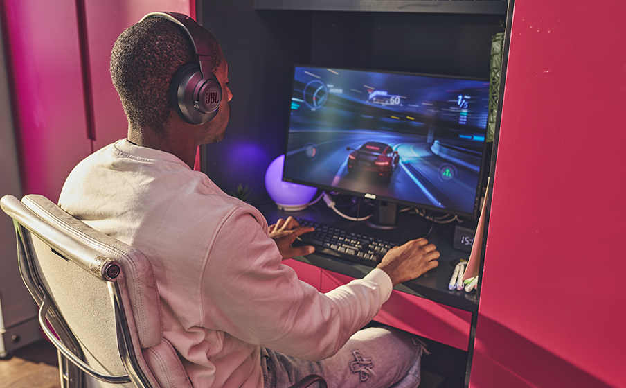 JBL Quantum 100M2 | Trådbundet over-ear-spelheadset med avtagbar ...